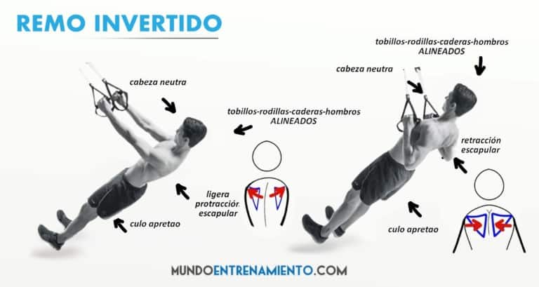 Inverted row: 1 great exercise to improve pull-ups