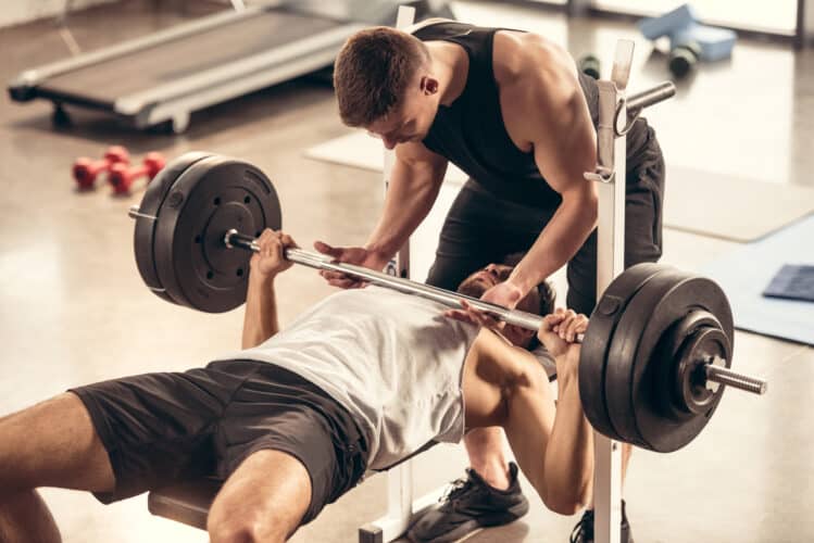 1RM Calculator for Bench Press (Mayhew Equation)