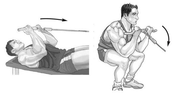 Curl de biceps en polea baja