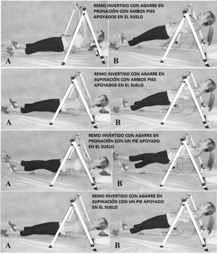 2 Tipos de agarre: prono y supino