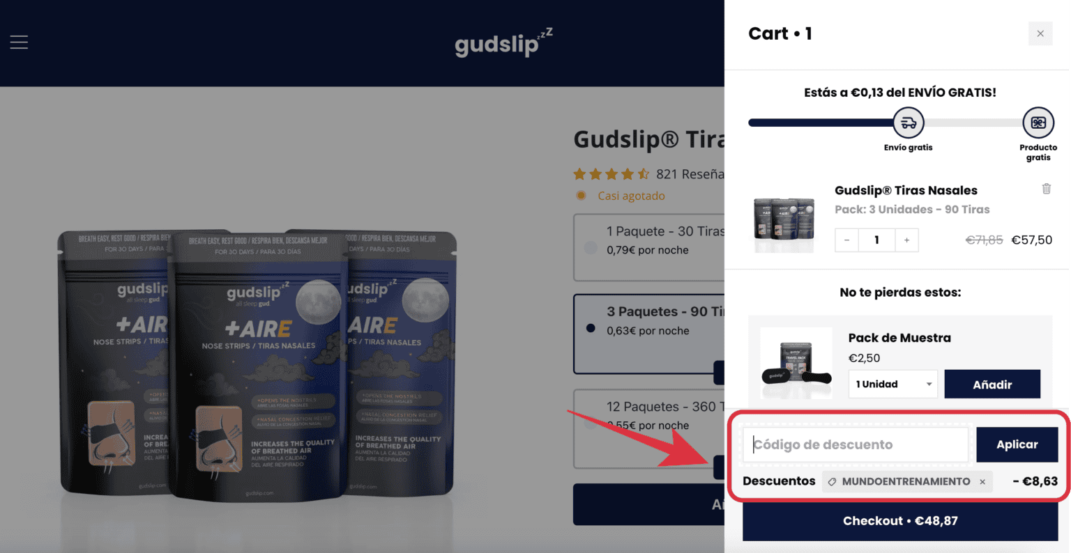 Cupón descuento Gudslip 𝗠𝘂𝗻𝗱𝗼𝗘𝗻𝘁𝗿𝗲𝗻𝗮𝗺𝗶𝗲𝗻𝘁𝗼